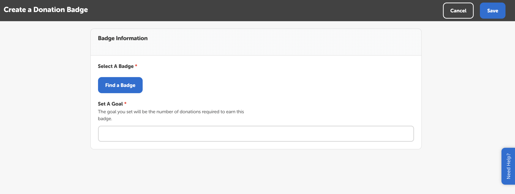 How to create and edit donation badges